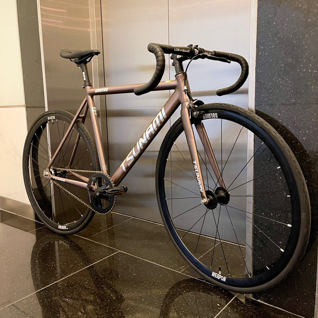 Tsunami fixie bike/frame set $330/complete bike $659/brand new bike ...