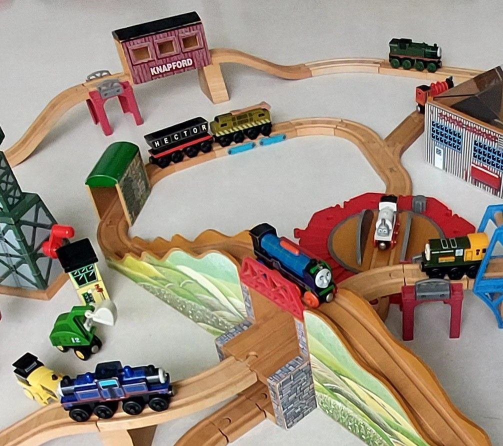 Ultimate Thomas wooden train set, Hobbies & Toys, Toys & Games on Carousell