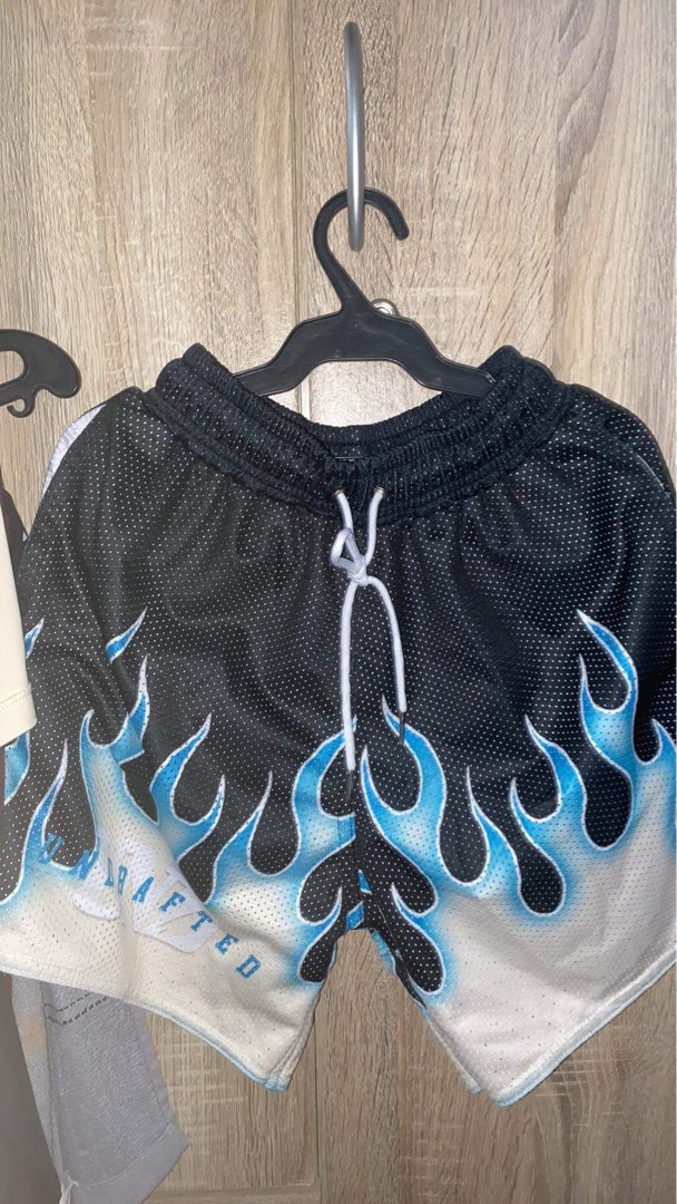 Undrafted flames v2 mesh shorts, Men's Fashion, Bottoms, Shorts on ...