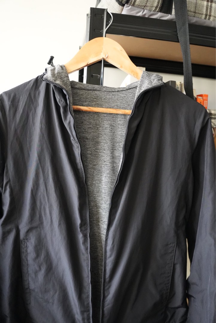 Uniqlo Reversible Jacket (Small - Black), Women's Fashion, Coats ...