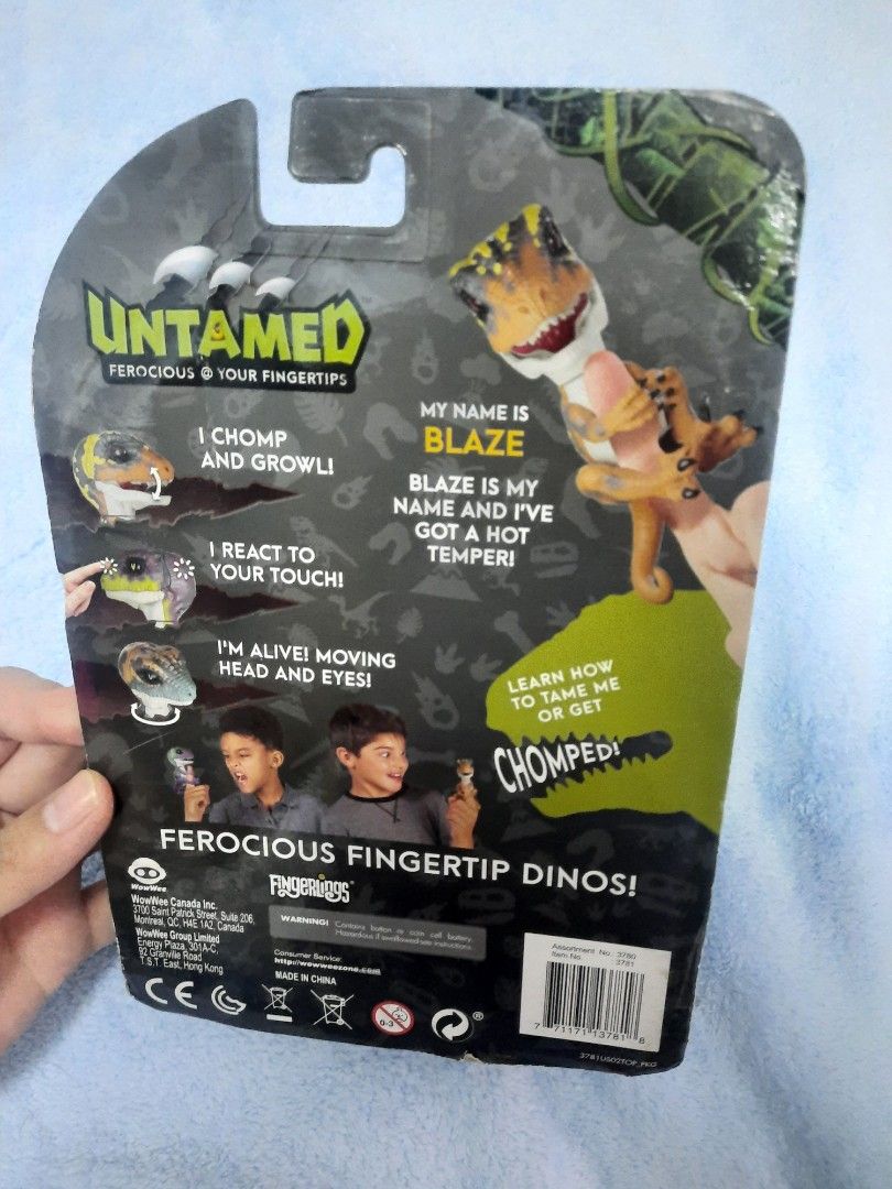 Untamed Raptor Fingerlings - Interactive Dinosaur toy, Hobbies & Toys ...