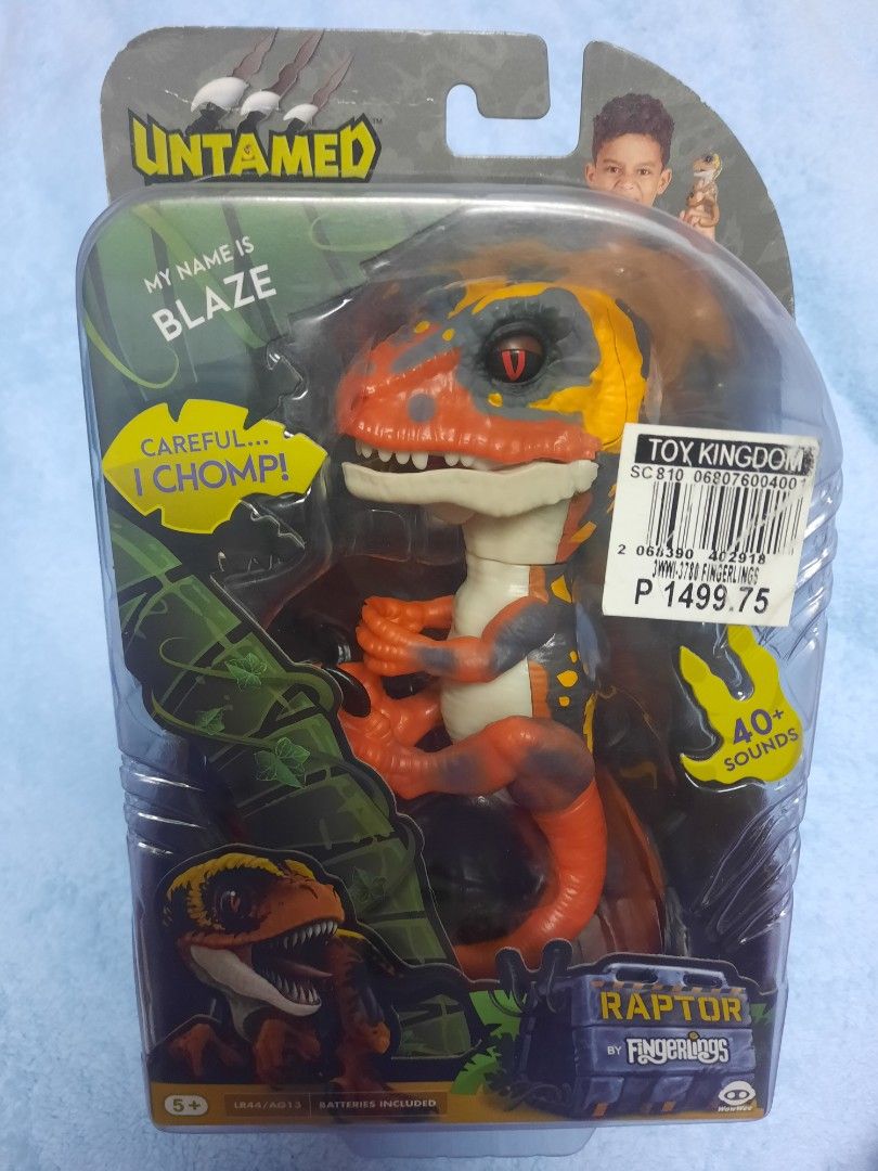 Untamed Raptor Fingerlings - Interactive Dinosaur toy, Hobbies & Toys ...