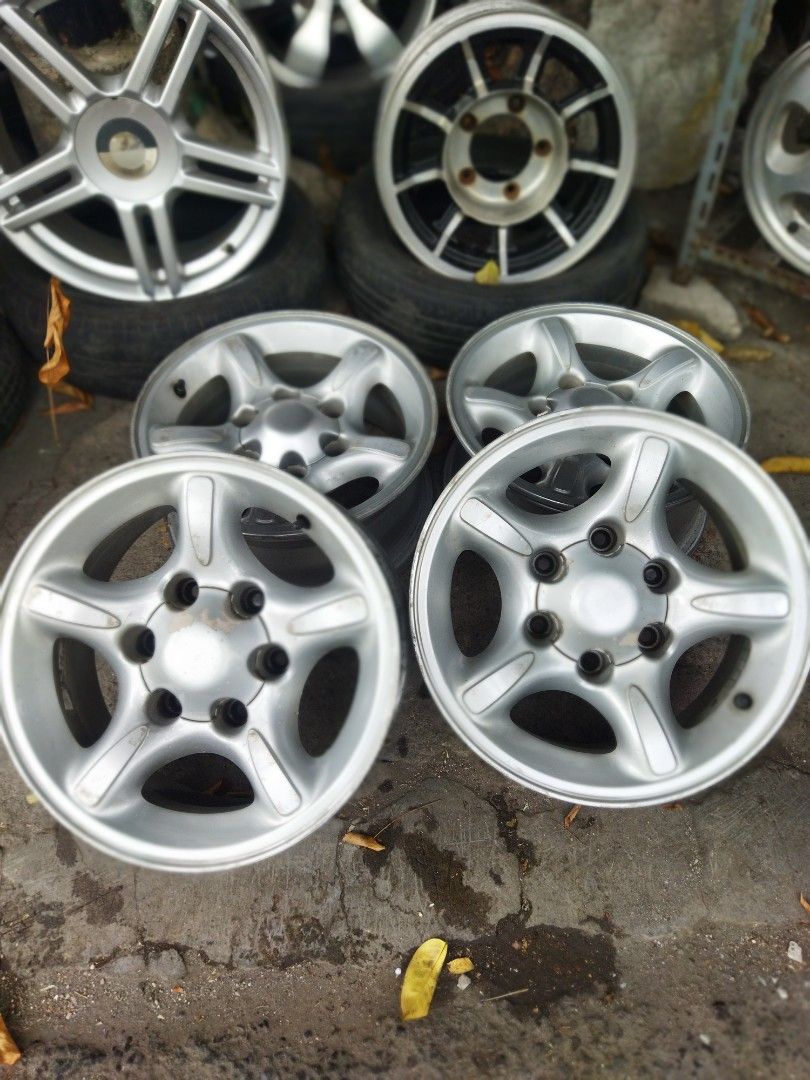 Velg oem original isuzu panther touring, Aksesoris Mobil di Carousell