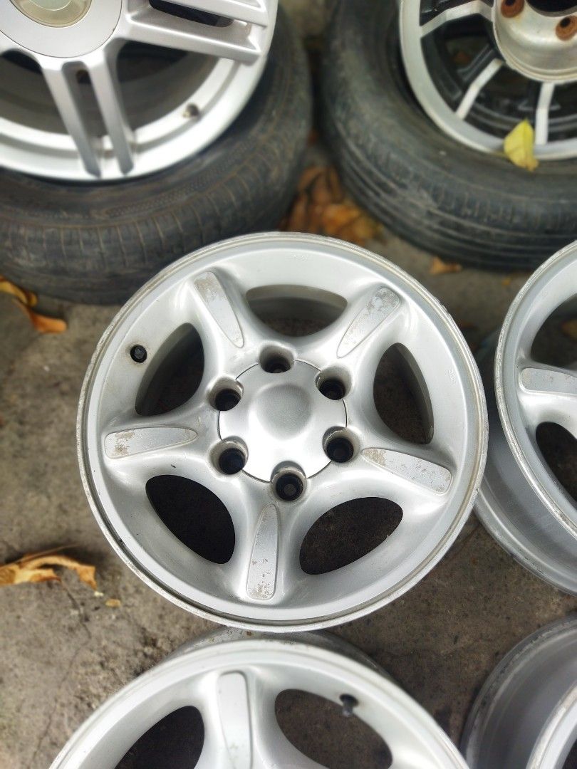 Velg oem original isuzu panther touring, Aksesoris Mobil di Carousell