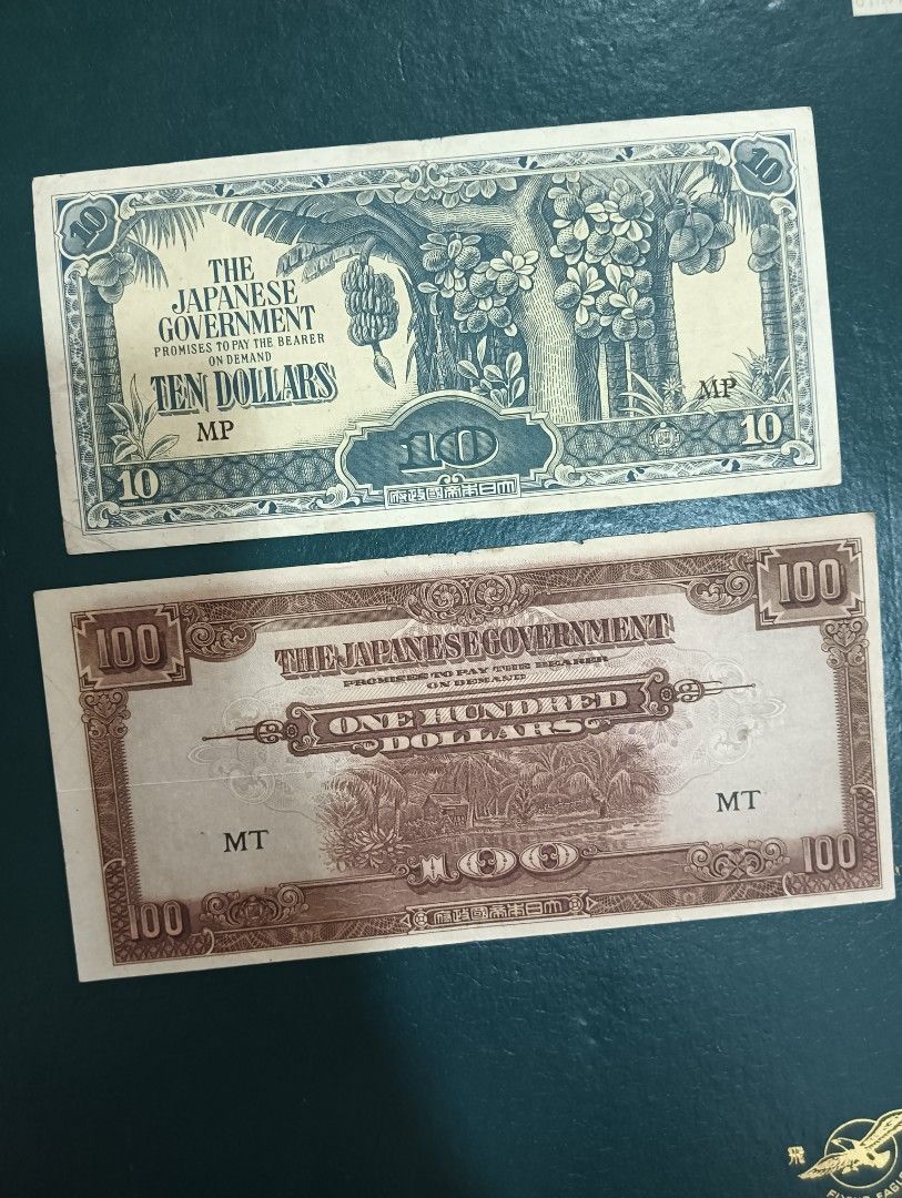 Vintage 40s Japanese Occupation of Malaya Bank Notes (WW2), Hobbies ...