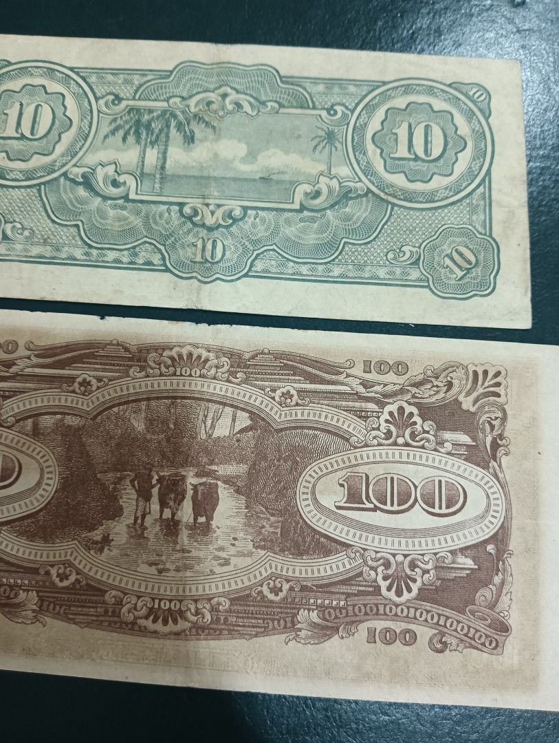 Vintage 40s Japanese Occupation of Malaya Bank Notes (WW2), Hobbies ...
