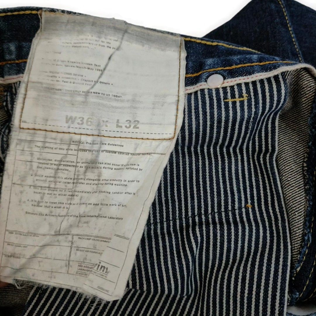 VISVIM Fluxus Denim Jeans Made in Japan, Men's Fashion, Bottoms, Jeans ...