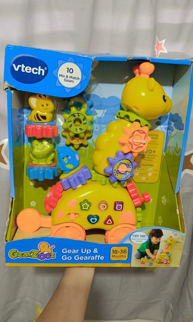 Vtech Gear Up and Go Giraffe, Hobbies & Toys, Toys & Games on Carousell