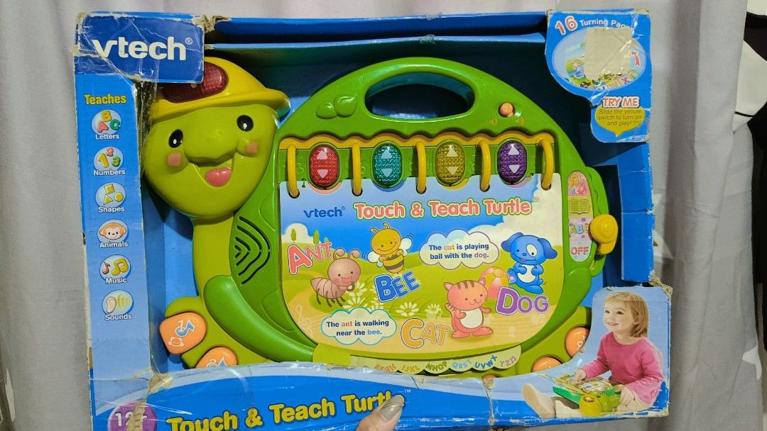 Vtech Touch and Teach Turtle, Hobbies & Toys, Toys & Games on Carousell