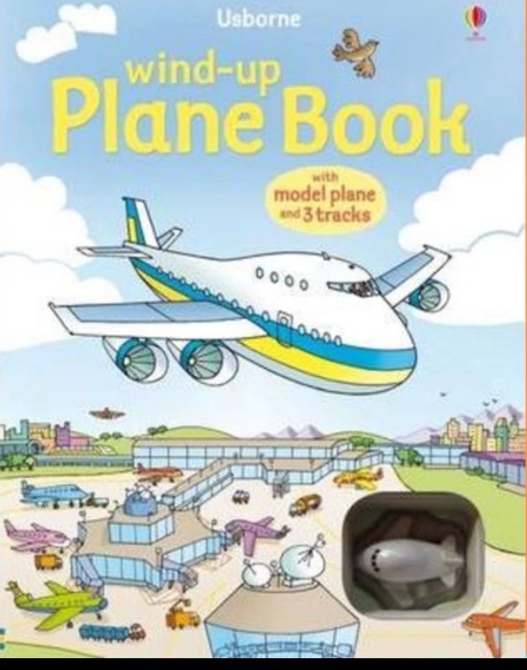 Wind-up bus and plane book, Hobbies & Toys, Books & Magazines, Children ...