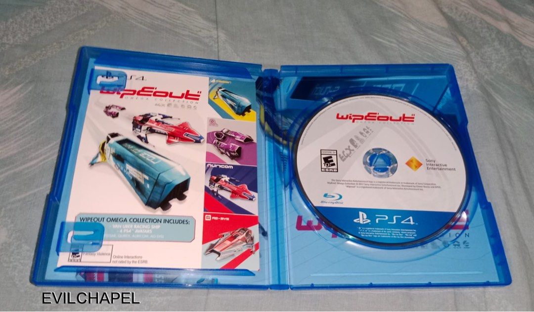 Wipeout Omega Collection PS4 R1, Video Gaming, Video Games, PlayStation ...