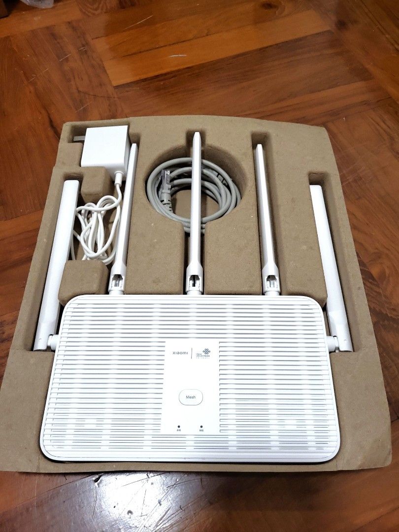 小米WR30U AX3000路由器 （Xiaomi WR30U WIFI6 router), 電腦＆科技, 電腦周邊及配件, Wifi及上網相關產品 - Carousell