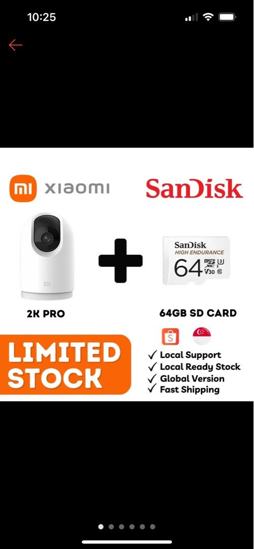 Xiaomi 2k pro cctv with sd card, Furniture & Home Living, Security ...