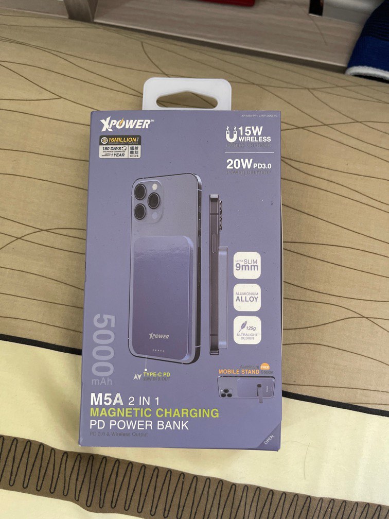 Xpower 5000mah 2 in 1 Power Bank, 手提電話, 電話及其他裝置配件, 電池及充電器 - Carousell