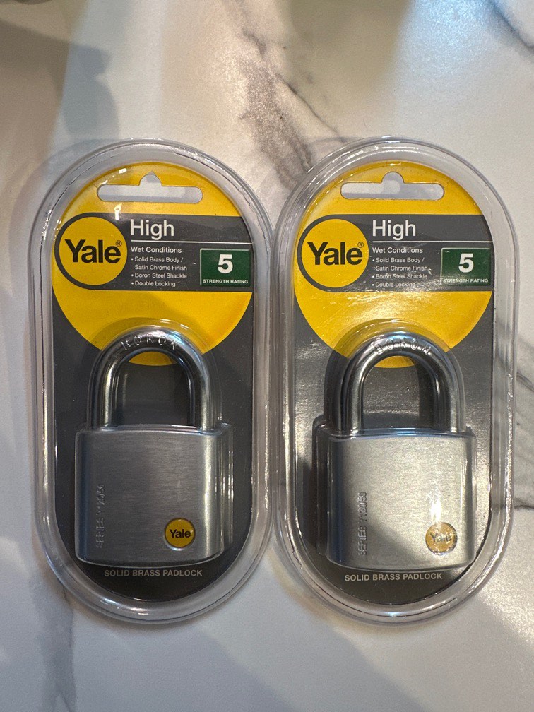 Yale Padlock Y120/50/127/1 (50mm), Furniture & Home Living, Security ...