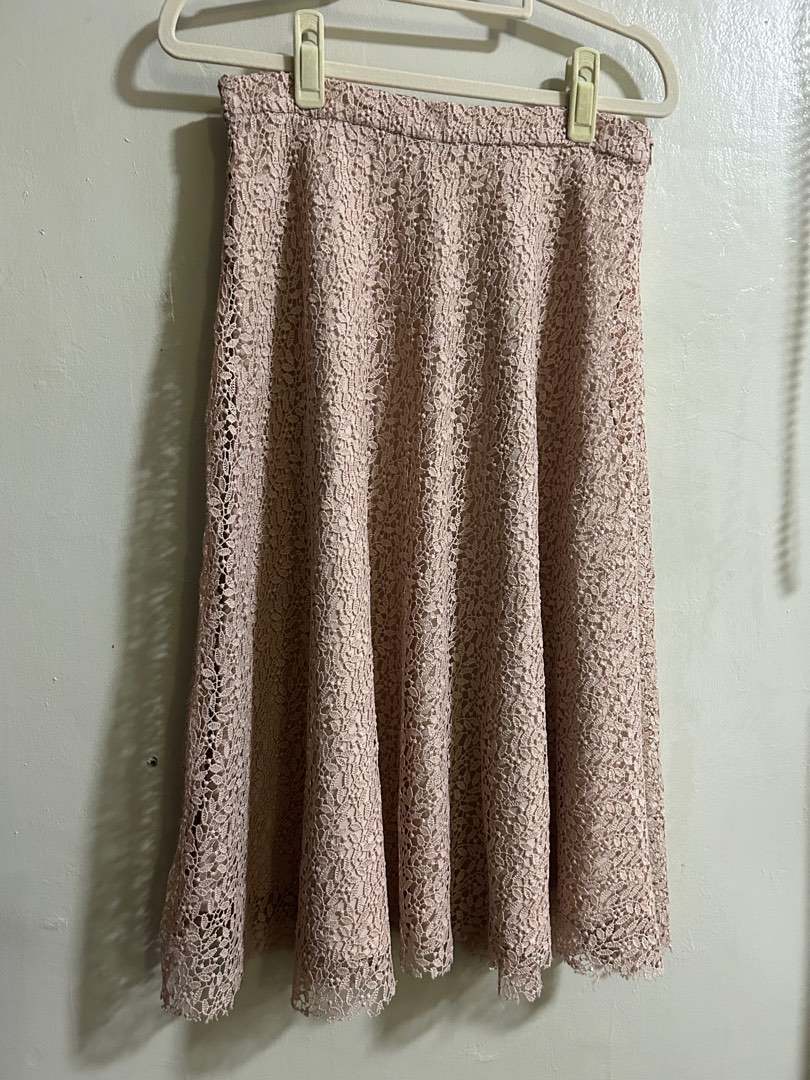 Zara Lace Skirt Womens Fashion Bottoms Skirts On Carousell