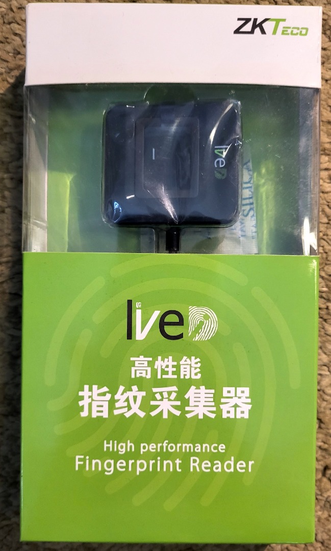 ZKTeco Live 20R High Performance Fingerprint Reader, 電腦＆科技, 電腦周邊及配件, 其他 - Carousell