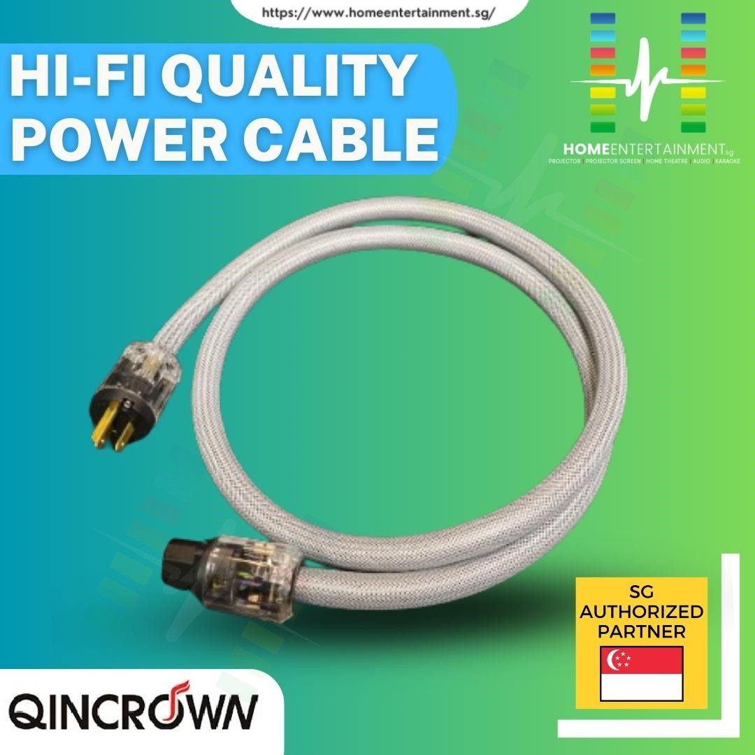 17MM SHIELDED HIFI POWER CABLE WITH US PLUG OR OPTIONAL FURUTECH UK ...