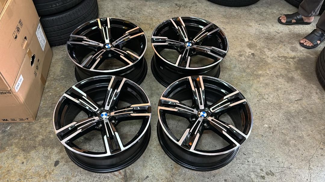 18" BMW Original rims (staggered), Car Accessories, Tyres & Rims on ...