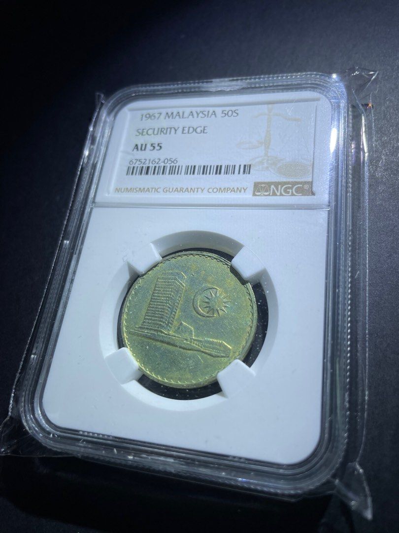 1967 YEAR MALAYSIA RM0.50 SEN SECURITY EDGE - AU 55, Hobbies & Toys, Memorabilia & Collectibles ...