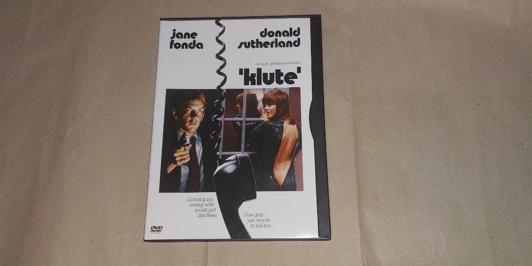1971 Klute Jane Fonda Donald Sutherland Collectible Video Movie DVD USA ...