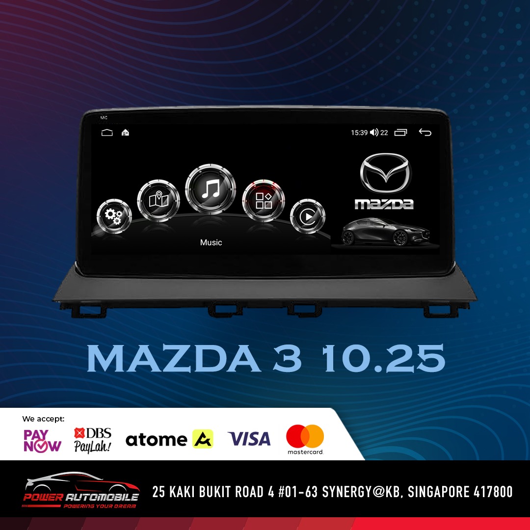 2013-2018 MAZDA 3 DELUXE HIGH SPEC DUAL SYSTEM N/A MODEL 9 INCH 10.25 ...