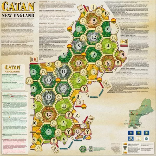 平價英文桌遊 Boardgame - Catan: Map, 興趣及遊戲, 玩具 & 遊戲類 - Carousell
