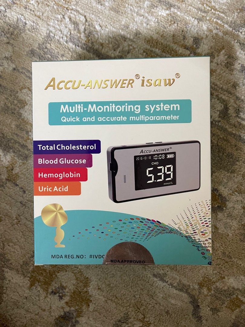 Accu-Answer isaw Multi Monitoring System Glucose Meter, Health ...