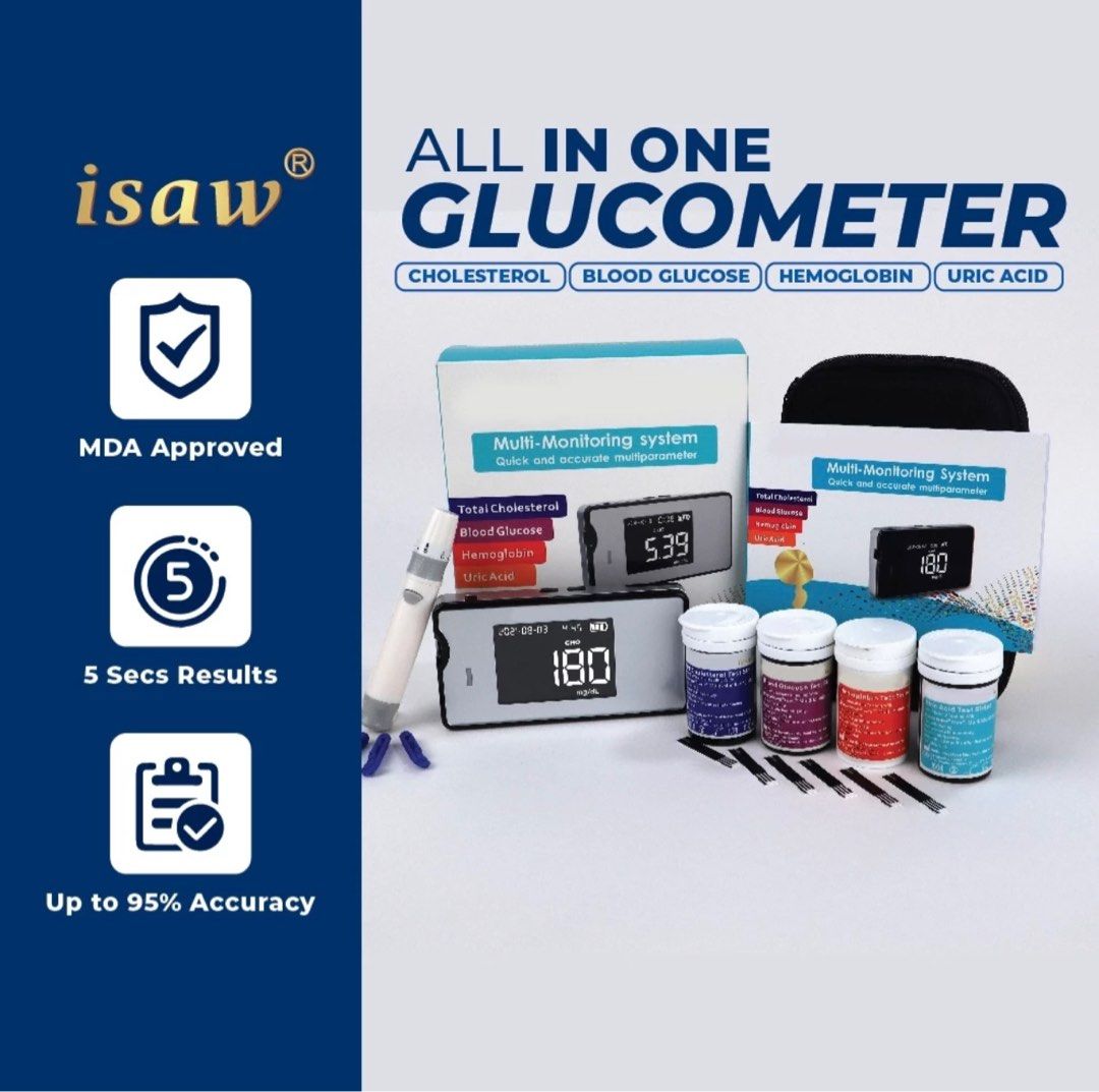 Accu-Answer isaw Multi Monitoring System Glucose Meter, Health ...