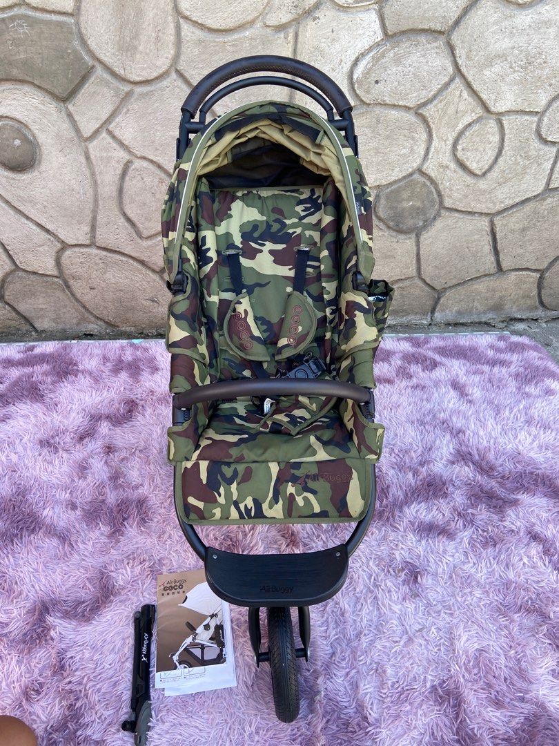 Air Buggy coco Brake Jogger Stroller Safari limited edition, Babies & Kids, Going Out, Strollers ...