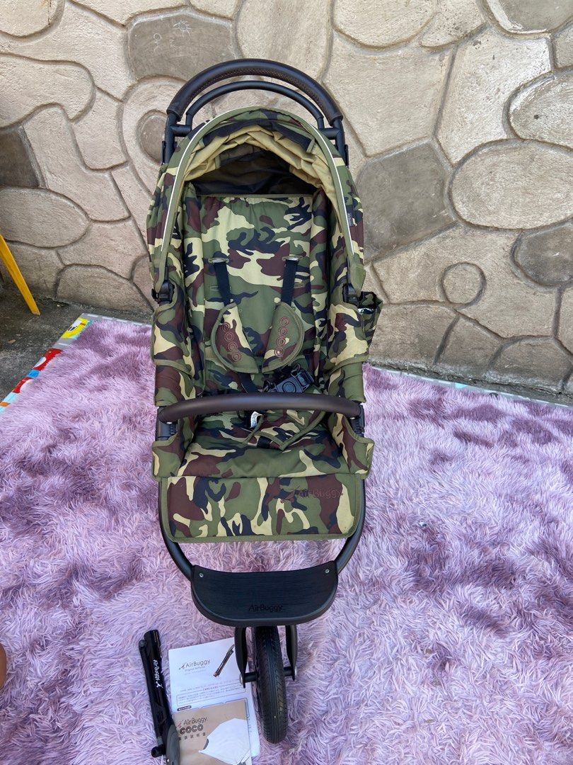 Air Buggy coco Brake Jogger Stroller Safari limited edition, Babies & Kids, Going Out, Strollers ...