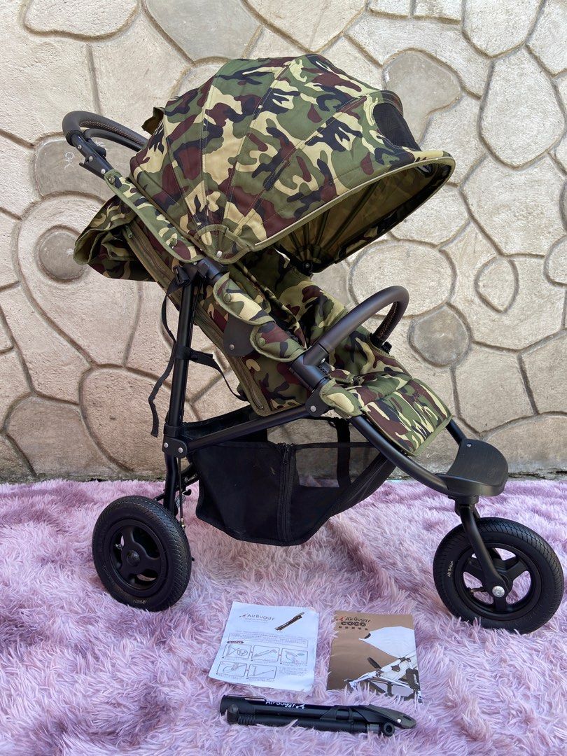 Air Buggy coco Brake Jogger Stroller Safari limited edition, Babies & Kids, Going Out, Strollers ...