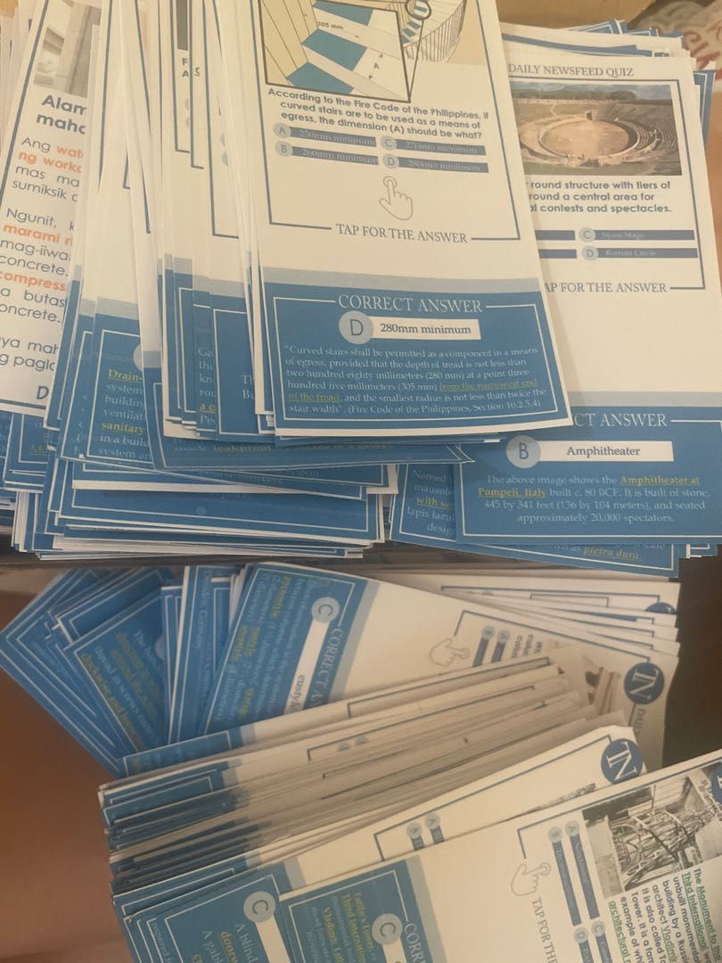 ALE Reviewer : TapNatser Printed Flashcards, Hobbies & Toys, Books ...