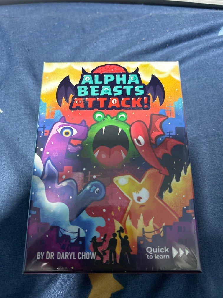 Alphabeasts Attack! Board Game, Hobbies & Toys, Toys & Games on Carousell