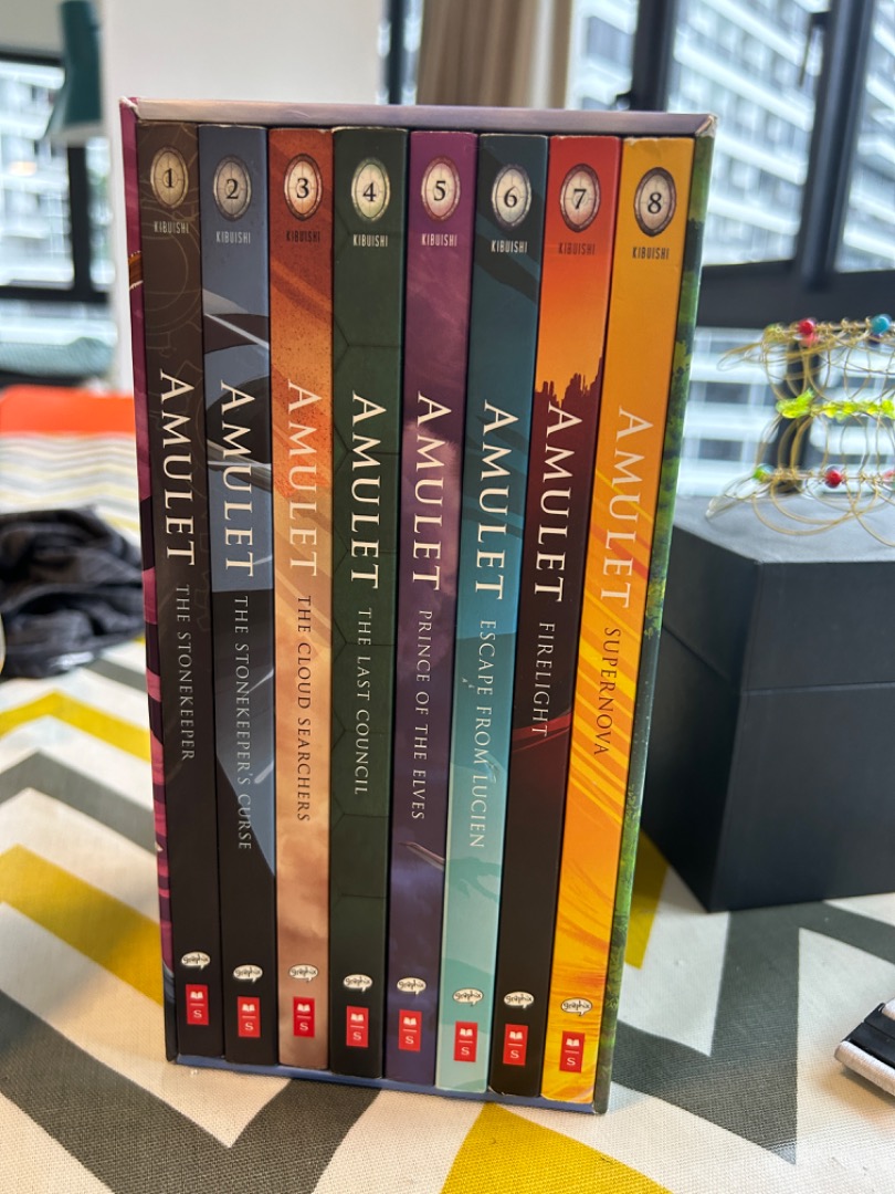 Amulet Book series box set 1-8, Hobbies & Toys, Books & Magazines ...