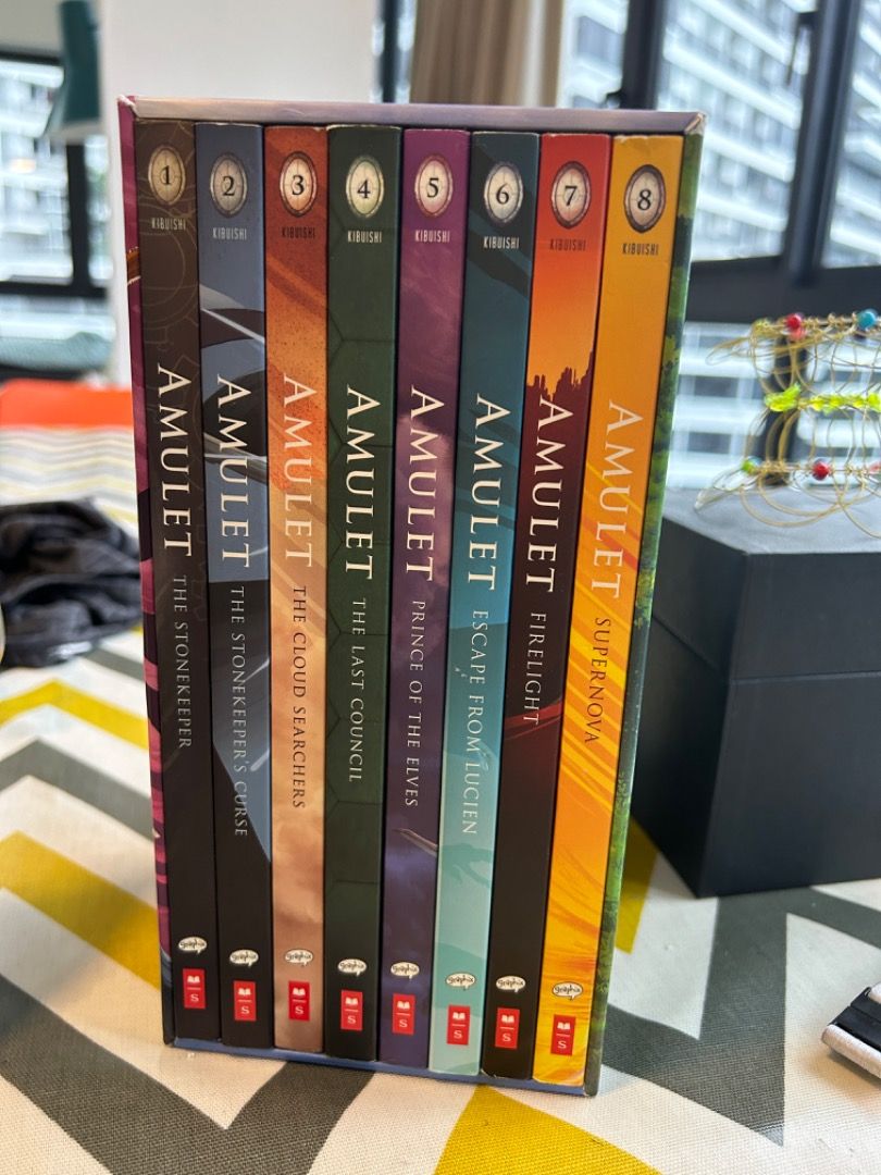 Amulet Book series box set 1-8, Hobbies & Toys, Books & Magazines ...