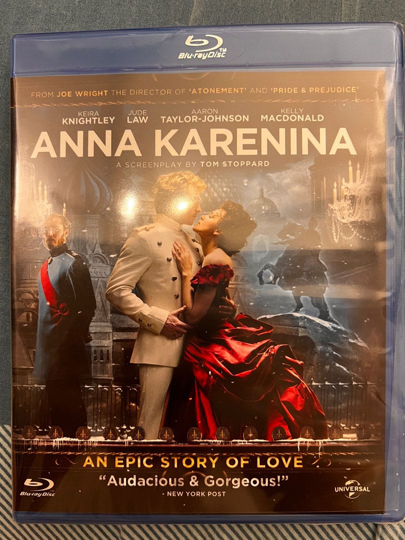 Anna Karenina Blu-ray Disc, Hobbies & Toys, Music & Media, CDs & DVDs on Carousell