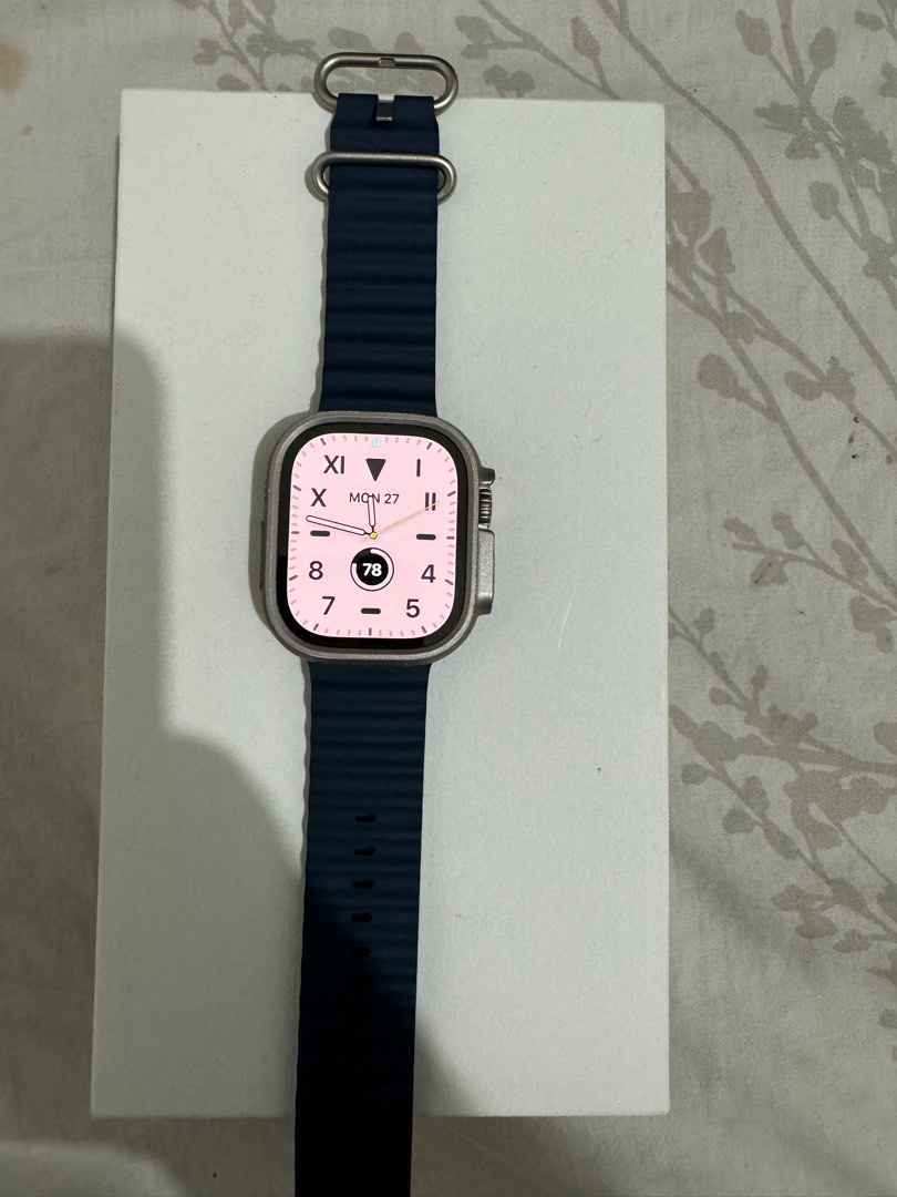 (RESERVED) Apple Watch Ultra 2 (Globe Locked) - Blue Ocean Band, Mobile ...