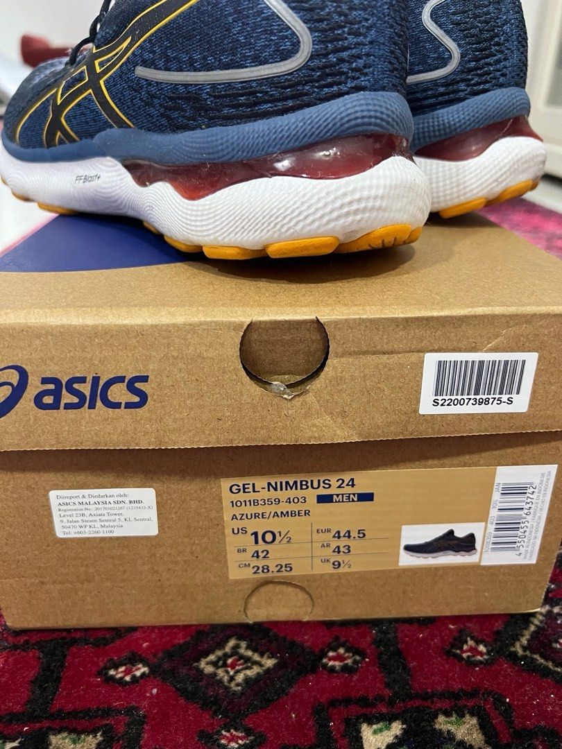 Asics Gel Nimbus 24 Running Shoes, Men's Fashion, Footwear, Sneakers on ...
