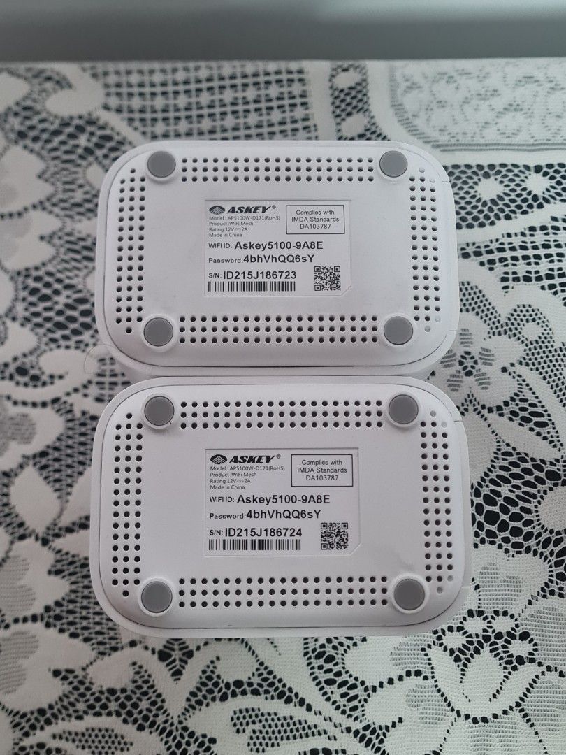 Askey Wifi Mesh Router AP5100W Dual Band 5Ghz 2.4Ghz, Computers & Tech ...