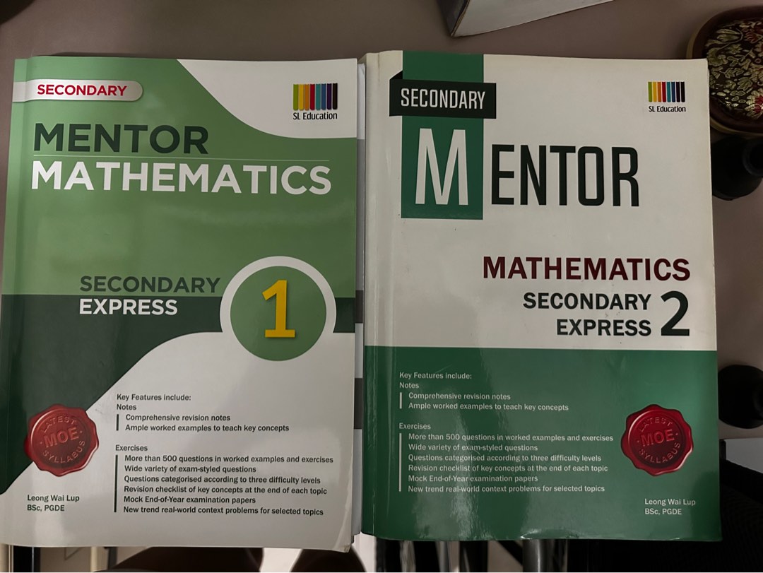Assessment Books Sec 1 and 2 Mathematics (Mentor), Hobbies & Toys ...