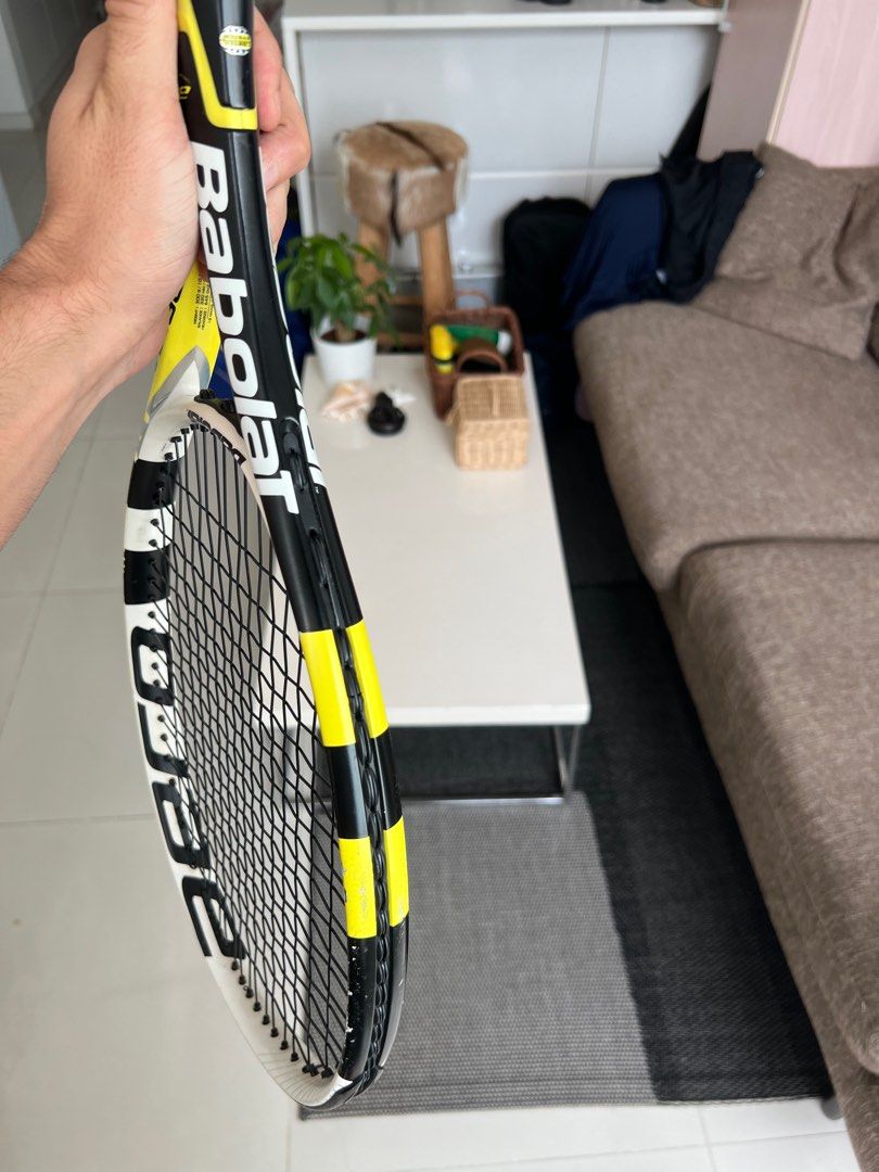 Tennis racket Babolat Aero pro drive 300g, 1/4, grip yonex, string ...
