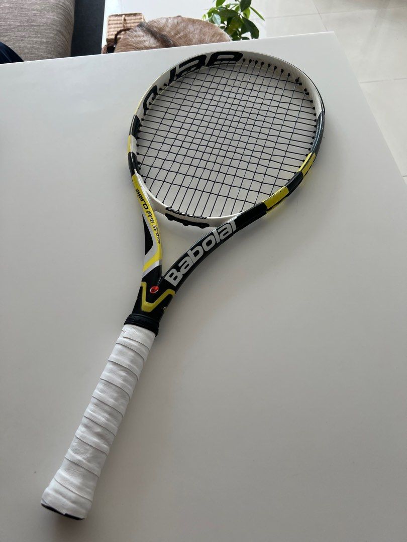 Tennis racket Babolat Aero pro drive 300g, 1/4, grip yonex, string babolat blast, Sports ...