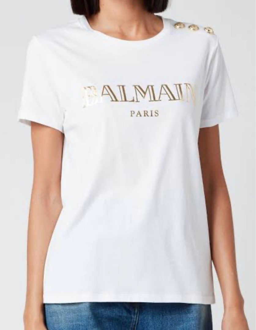 Balmain Inspired Shirt, Women's Fashion, Tops, Shirts on Carousell