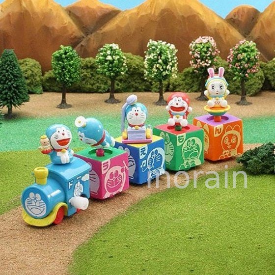 Bandai Doraemon Gashapon Wind Up Train Full Set Capsule Toy, Hobbies ...