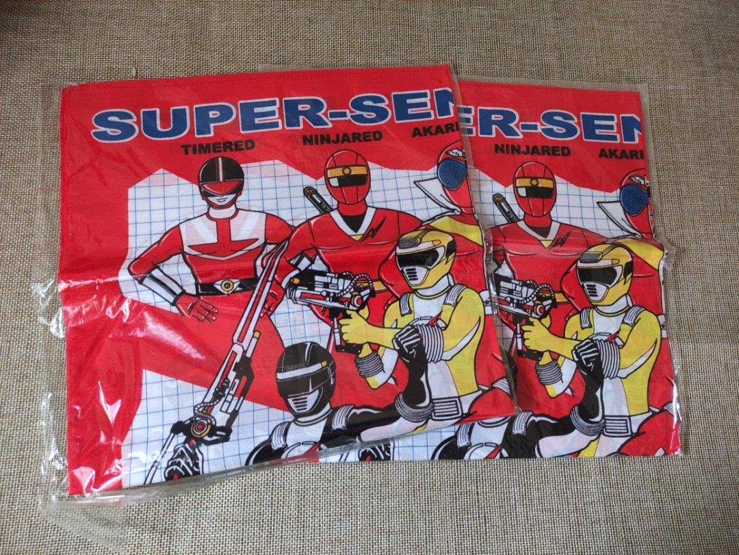 Bandai Super Sentai Japan Handkerchief, Hobbies & Toys, Toys & Games on ...
