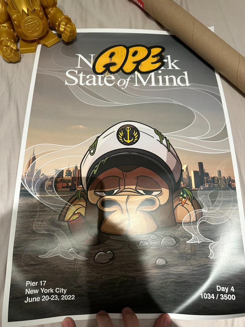 BAYC Apefest 2022 - Day 4 Poster (Limited Edition - 1034 of 3500 ...