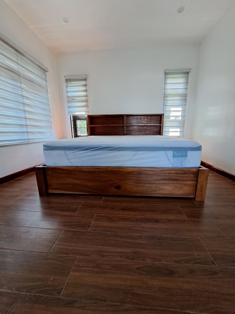 Bed Frame - Solid Acacia wood - available in king and queen sizes, with ...