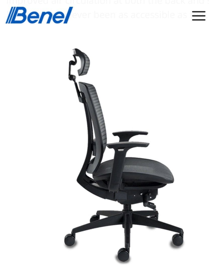 Benel Aeria Highback - Ergonomic Office Chair, Furniture & Home Living ...