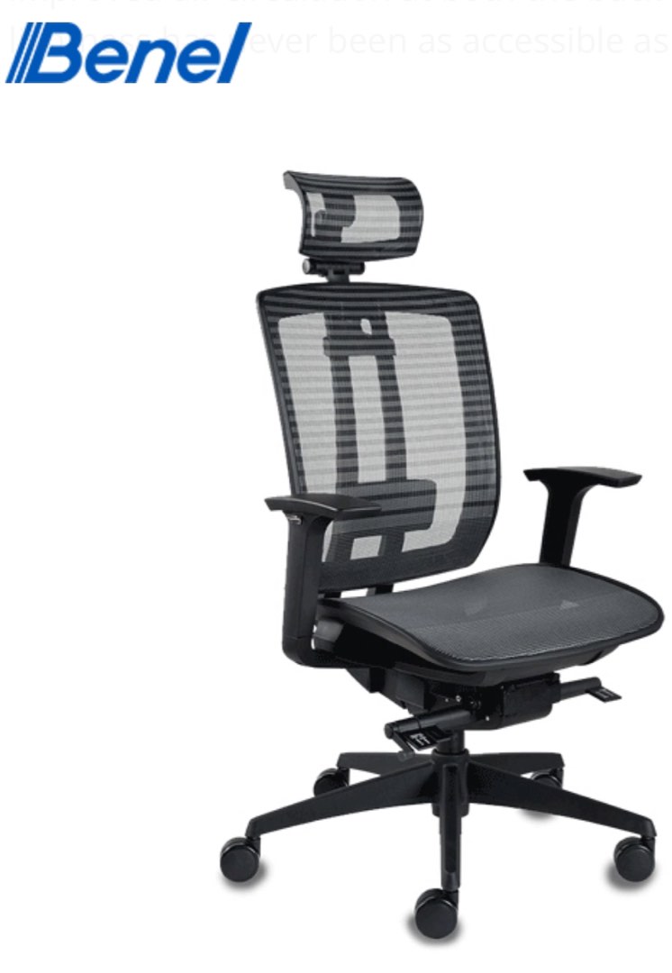 Benel Aeria Highback - Ergonomic Office Chair, Furniture & Home Living ...